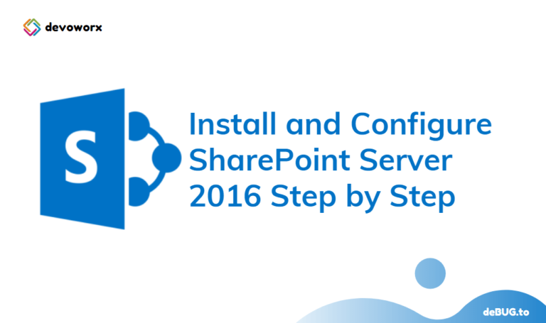 Install SharePoint 2016 Step By Step