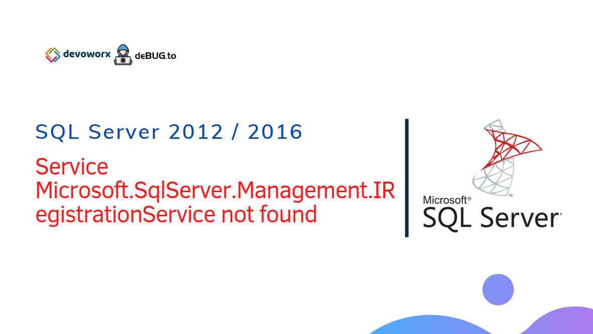 SSMS 2012: Service Microsoft.SqlServer.Management.IRegistrationService Not Found