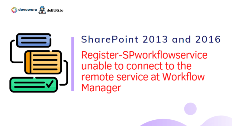 Register-SPworkflowservice Unable To Connect To The Remote Service At Workflow Manager 2016