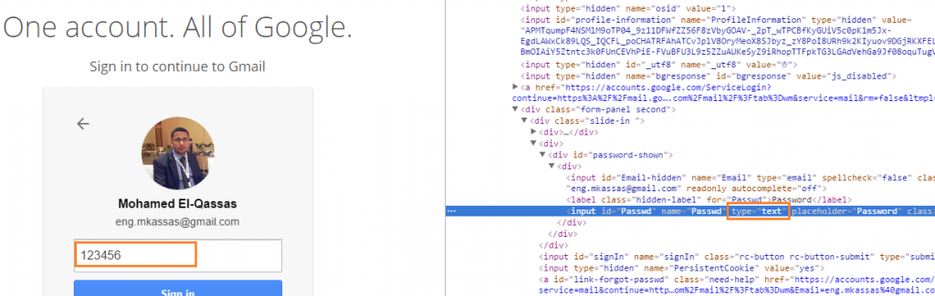Show Hidden Password For Any Browser