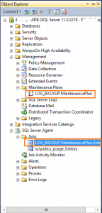 Create Transaction LOG BACKUP Maintenance Plan In SQL Server