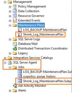 Shrink A Transaction Log File Maintenance Plan In SQL Server 2016