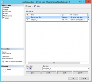 Shrink A Transaction Log File Maintenance Plan In SQL Server 2016