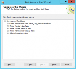 Shrink A Transaction Log File Maintenance Plan In SQL Server 2016