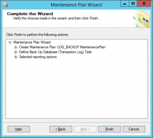 Create Transaction LOG BACKUP Maintenance Plan In SQL Server