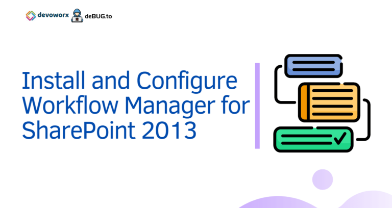 Configure Workflow Manager SharePoint 2013