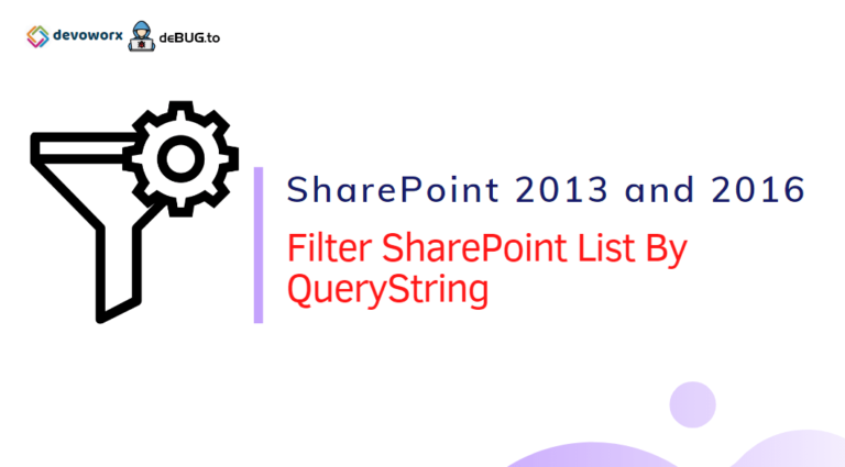 Filter SharePoint List By QueryString