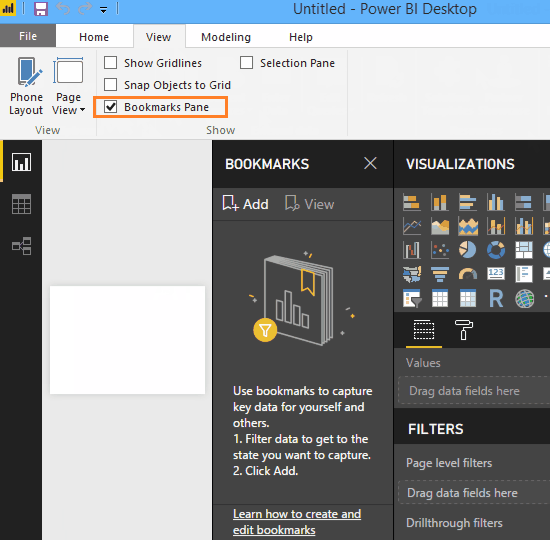 How To Use Bookmarks Pane Power BI