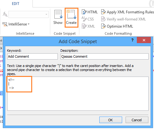 Comments In SharePoint Designer