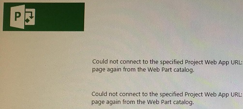 Could Not Connect To The Specified Project Web App URL