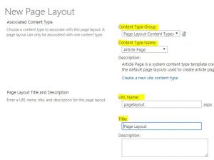 Create Custom Page Layout In SharePoint 2016