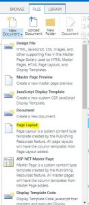 Create Custom Page Layout In SharePoint 2016