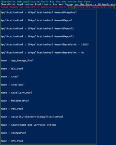 PowerShell Script: SharePoint Farm Scan Report