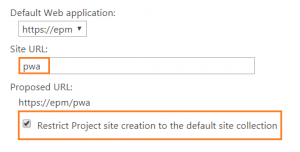 Change Project Site URL In Project Server 2013