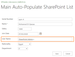SharePoint Auto Populate Column Based On Another Column