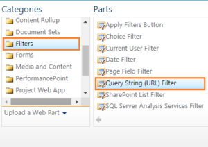 Filter SharePoint List By QueryString
