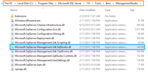 SSMS 2012: Service Microsoft.SqlServer.Management.IRegistrationService Not Found