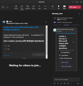 Create A Survey In Microsoft Teams With Multiple Questions