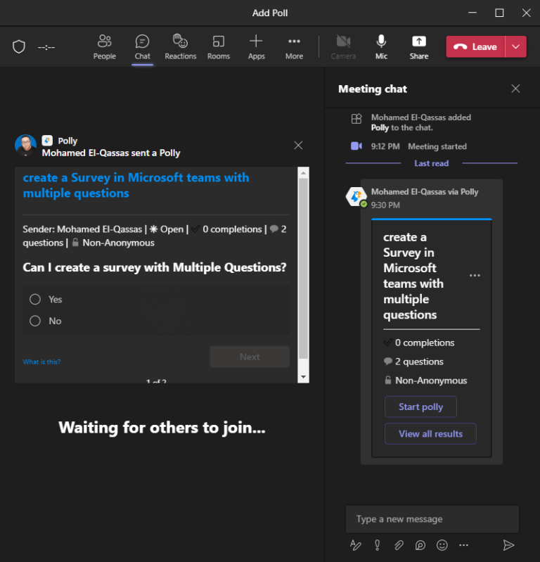 Create A Survey In Microsoft Teams With Multiple Questions