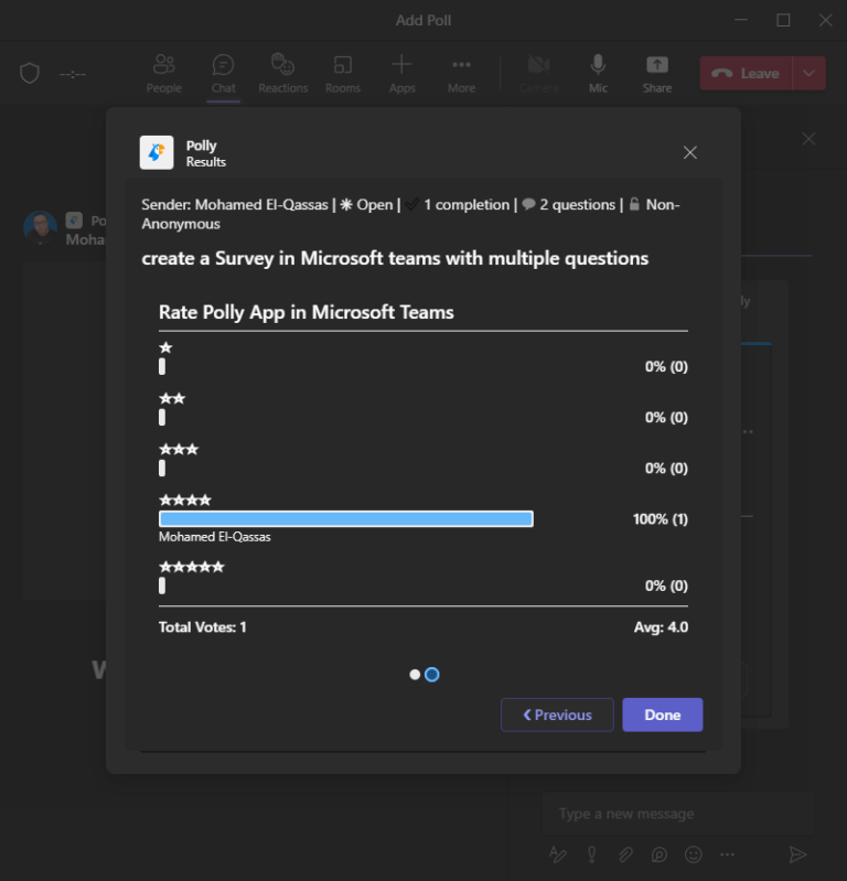 Create A Survey In Microsoft Teams With Multiple Questions