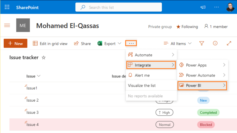 Create Power Bi Report From Sharepoint List