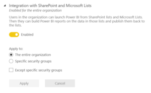 Create Power BI Report From SharePoint List