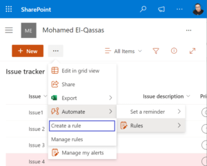 Create Rules In Microsoft Lists