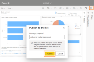 Create Power BI Report From SharePoint List