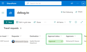 Travel Request With Approval In SharePoint Online