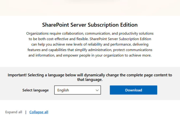 Install SharePoint Subscription